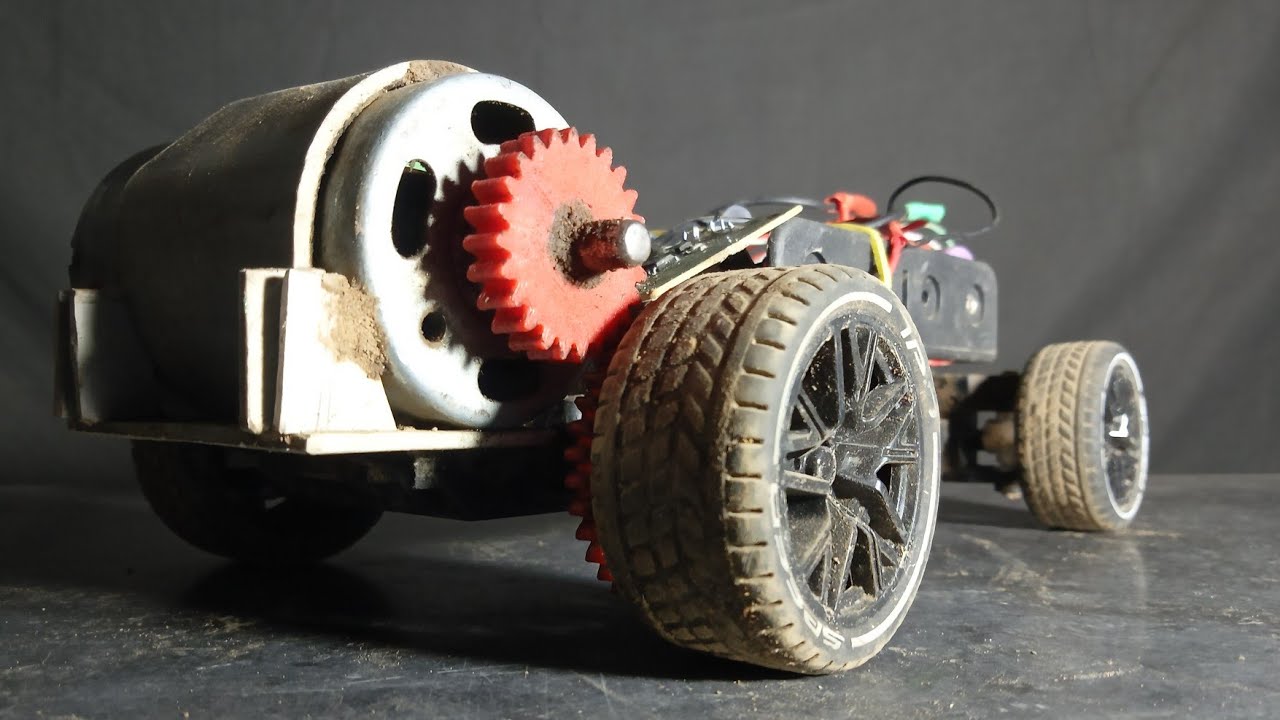 Homemade 775 motor high speed rc racing car - YouTube