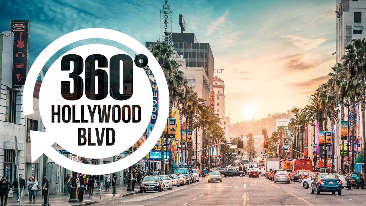 Hollywood Boulevard in 360° | Best Places in Los Angeles - YouTube