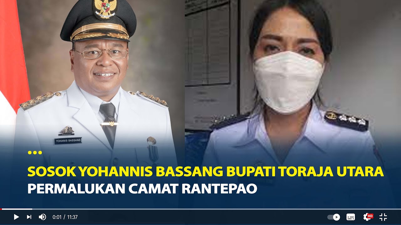 Sosok Yohannis Bassang Bupati Toraja Utara yang Permalukan Camat ...