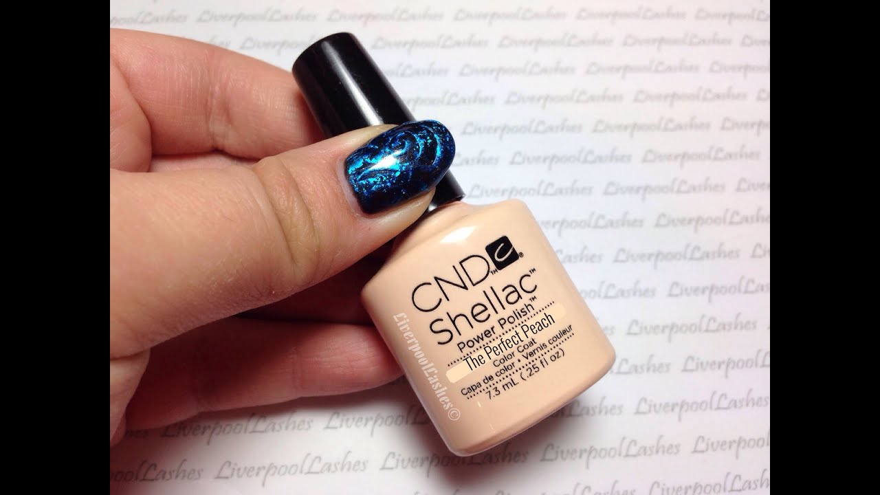 The Perfect Peach Shellac Shade - YouTube