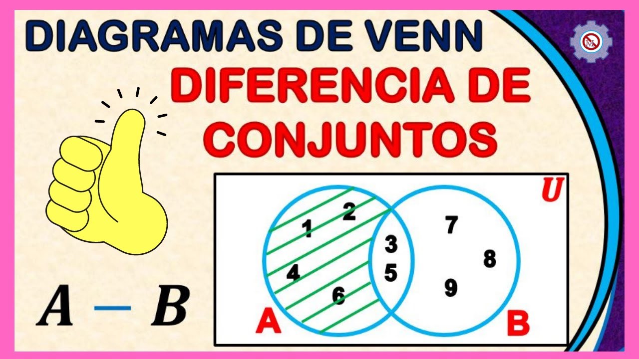 Diferencia De Conjuntos Diagramas De Venn YouTube