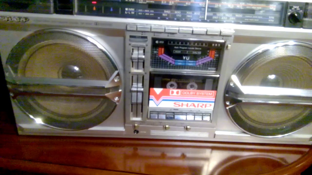 Sharp GF-9000H(GF-535)-stereo radio-tape recorder - YouTube