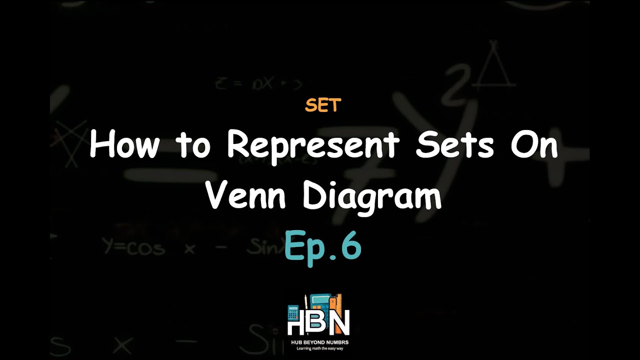 Representing Sets on Venn Diagrams | Step by Step Examples - YouTube