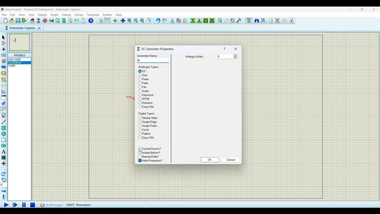 Task 2 : CE input output CHARACTERISTIC using transfer function in proteus by hakim - YouTube