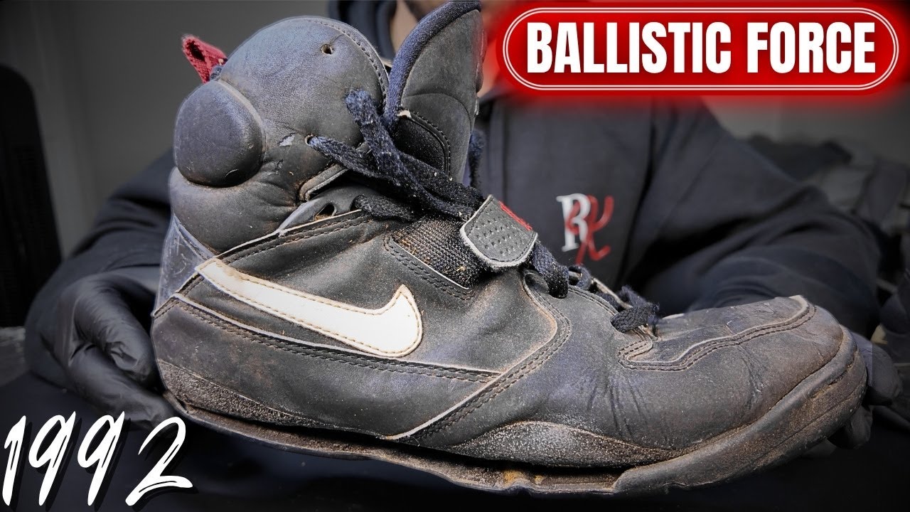 One of My Toughest Restorations Yet: 1992 Nike Air Ballistics - YouTube