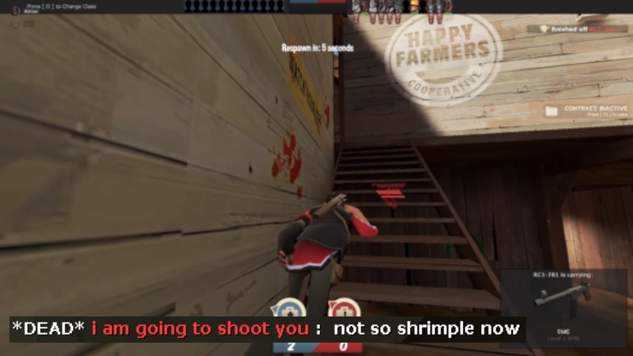 Sniper trips and falls on a staircase [TF2] - YouTube