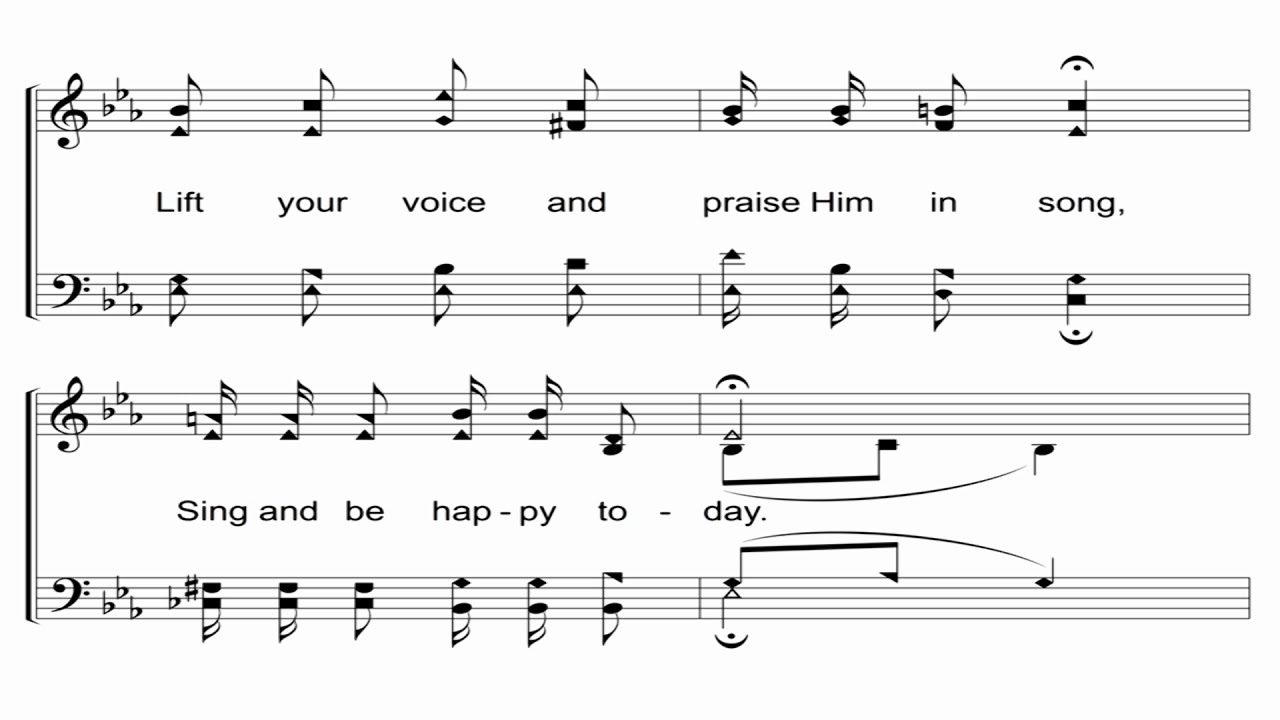 Sing and Be Happy - A Cappella Hymn - YouTube