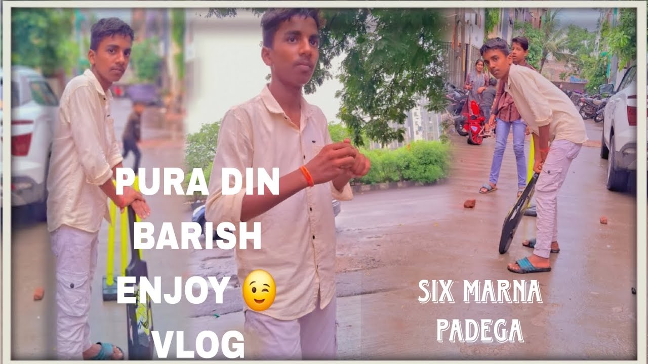 PURA DIN BARISH VLOG INDIA 🇮🇳 WORLD CUP WIN KAR LIYA. #barish @BOY ...