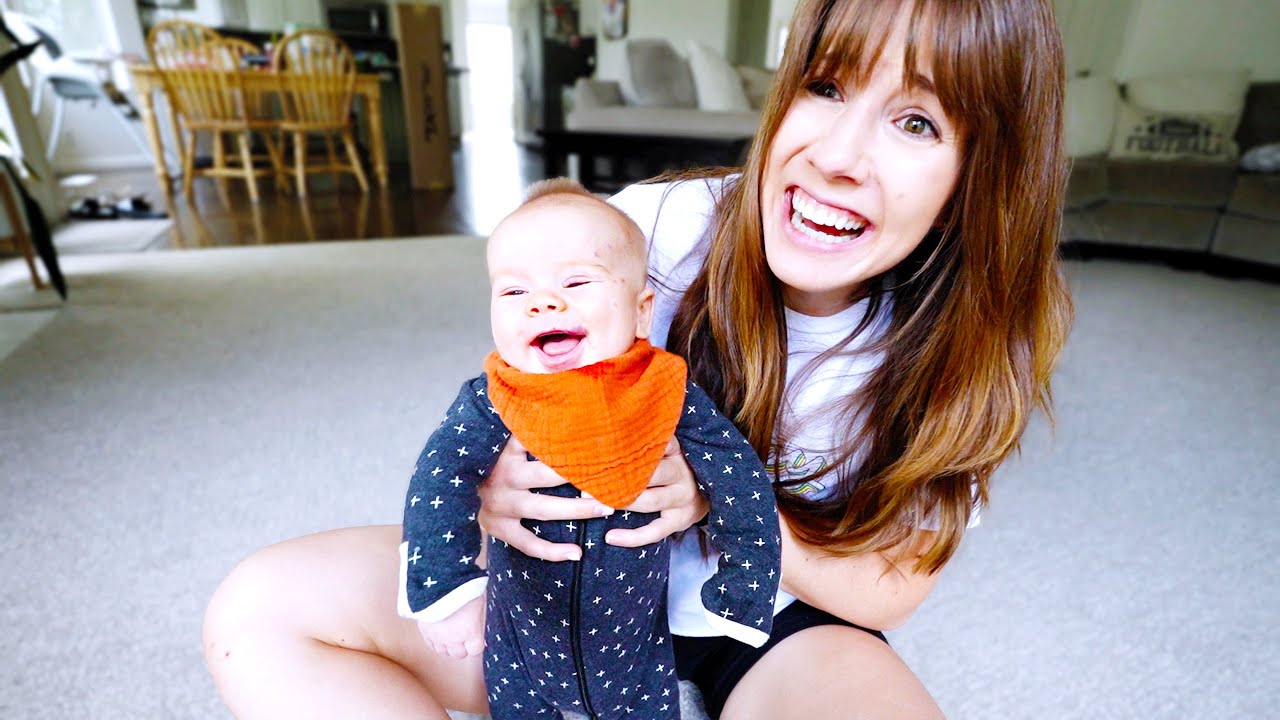 Baby Lucas Has the CUTEST Attempt at Laughing! + Butterfly Release ...