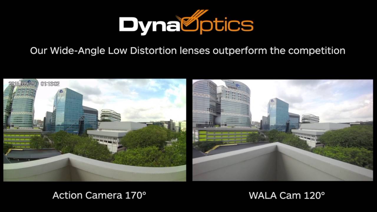 DynaOptics – WALA Cam (free-form lenses) vs Competitors (Conventional ...