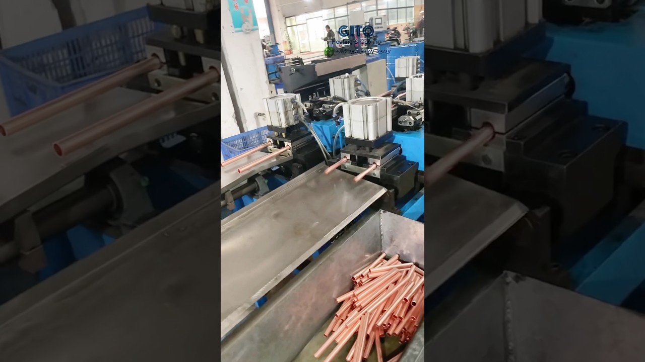 Copper Tube Chipless Cutting - YouTube