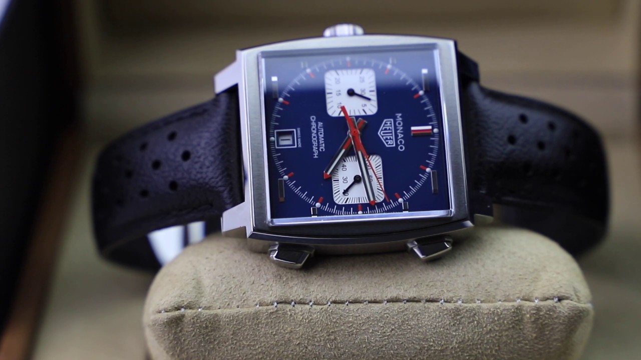 TAG Heuer Monaco Calibre 11 Unboxing Video - YouTube