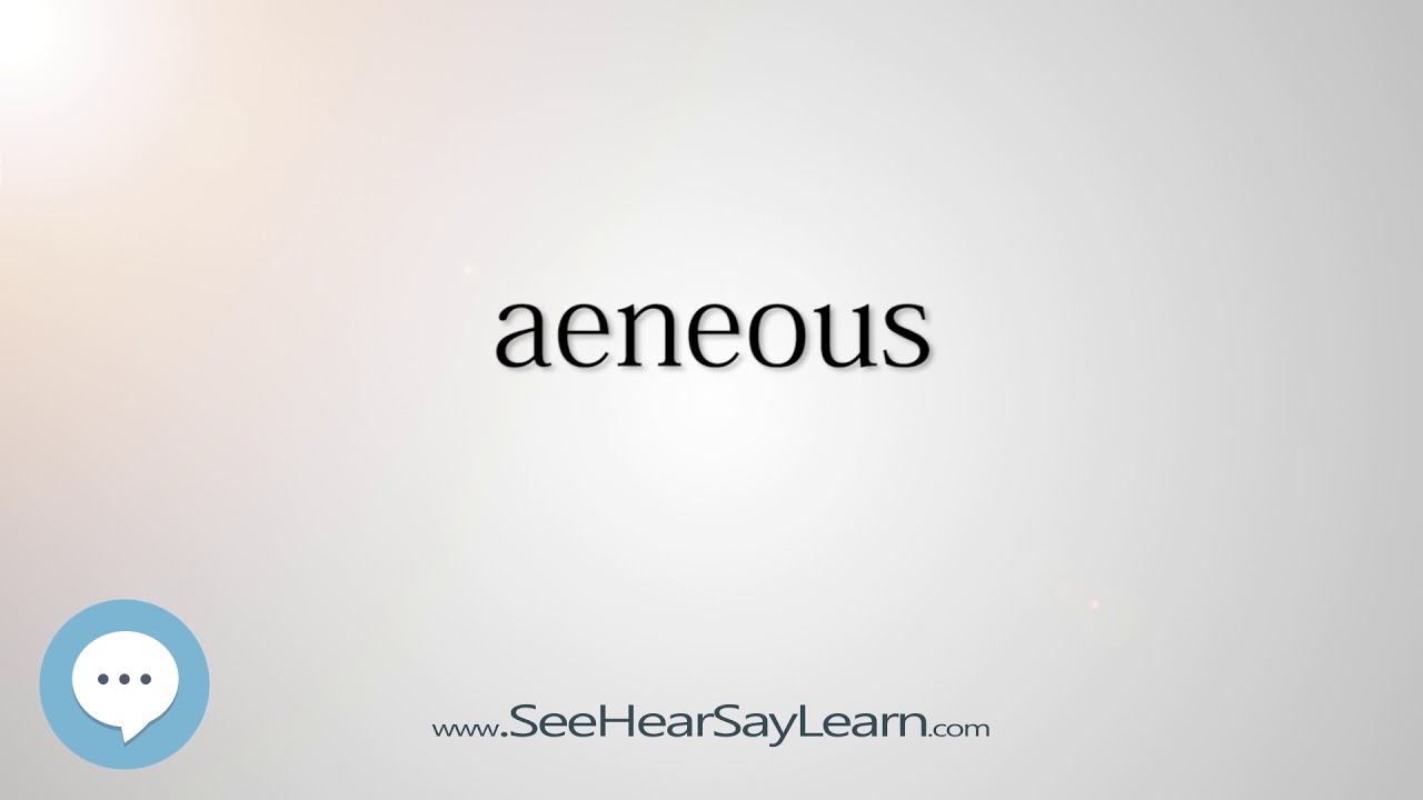 aeneous - YouTube