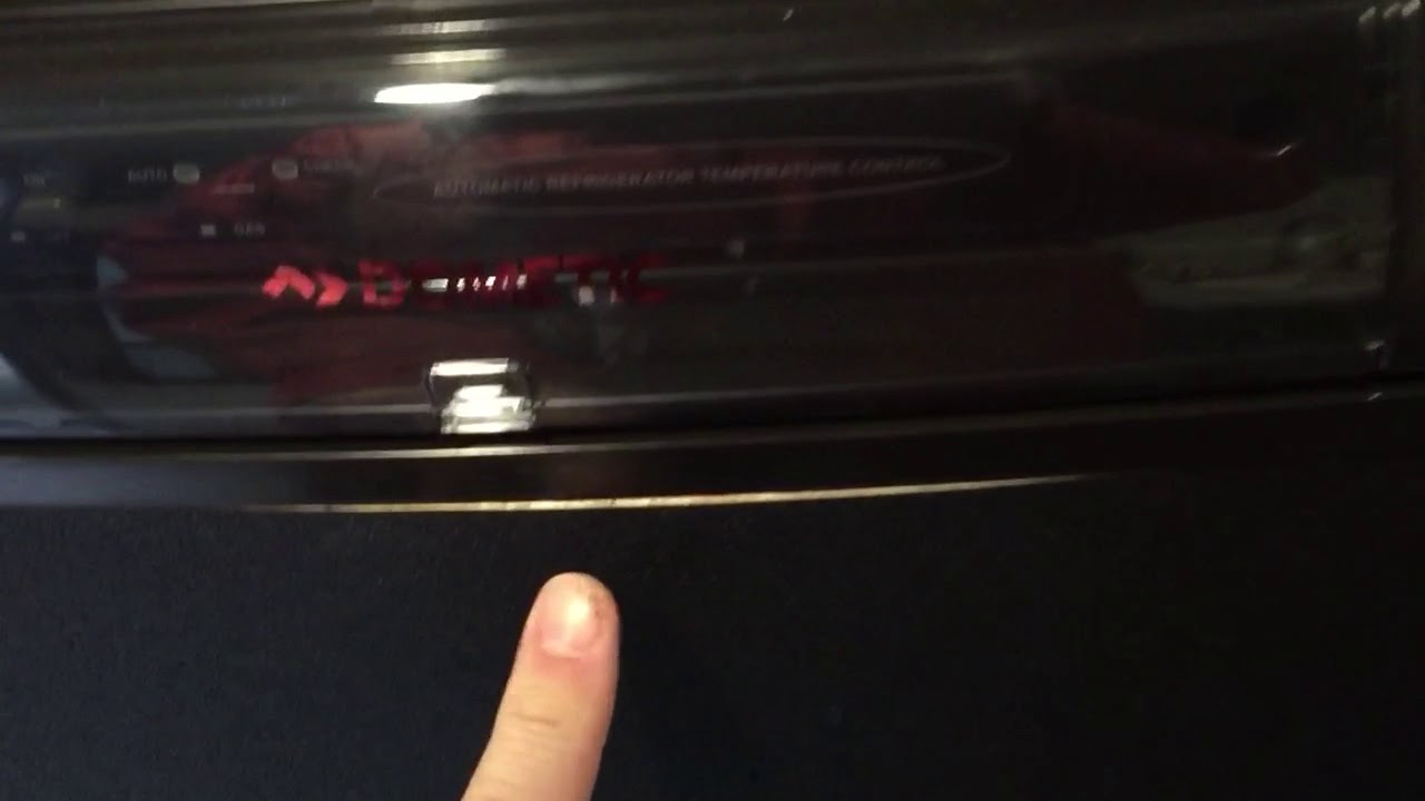 Forest river wolf pup 17 RV bulging refrigerator panel - YouTube