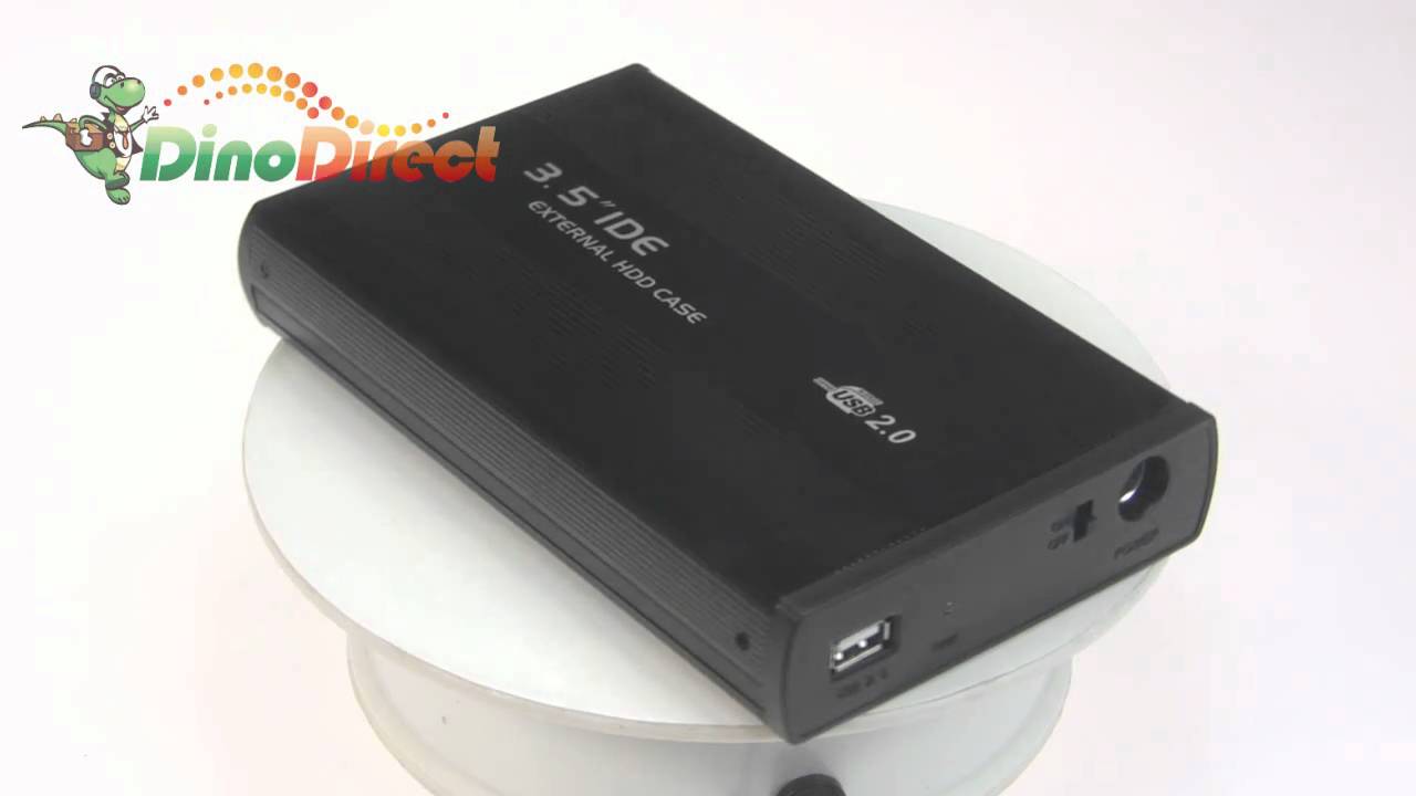 3.5in USB 2.0 to IDE HDD Hard Disk Drive External Case from Dinodirect ...