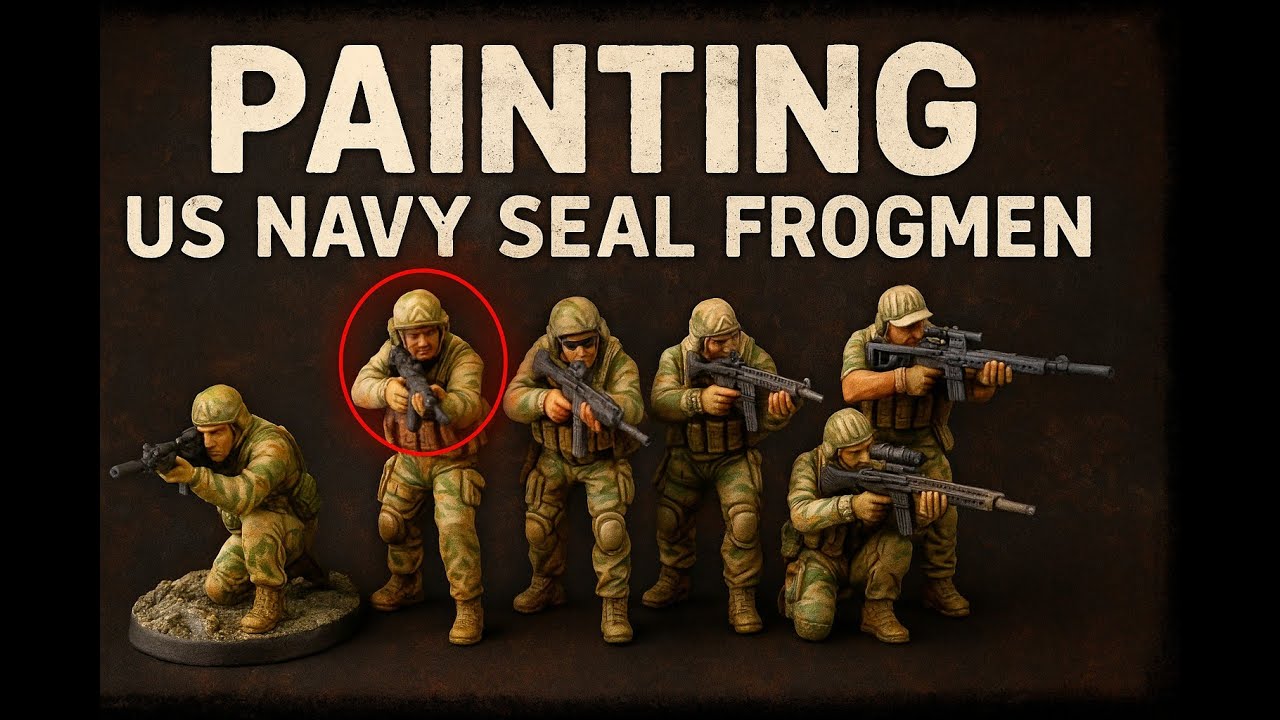Painting U.S. Navy SEAL Frogmen – Tactical Realism in Miniature! - YouTube