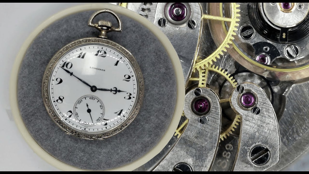 Restoring an Elegant Century Old Longines Pocket Watch - Relaxing Watch ...