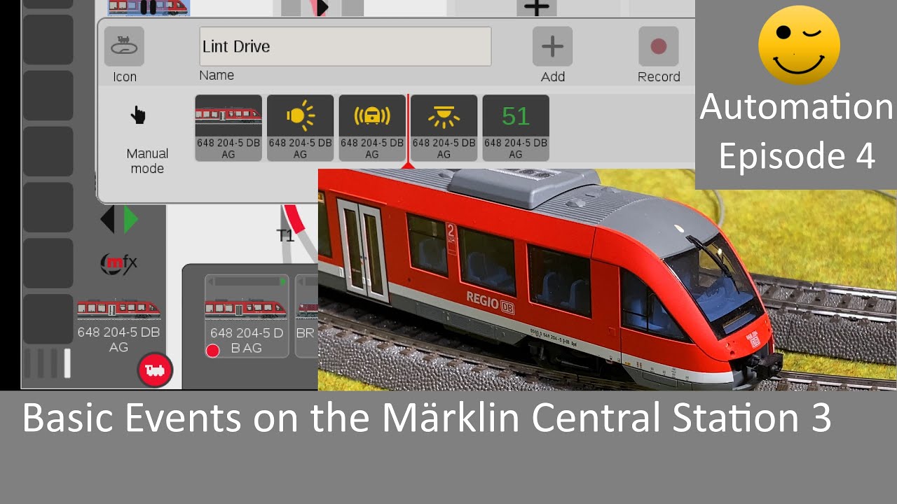 Basic Events on the Märklin Central Station 3 (Automation Episode 4 ...