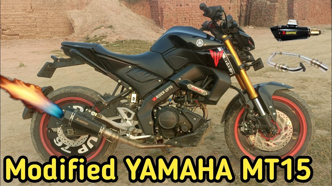 Yamaha MT15 V3 || Full Modified Bike || Rider UP76 - YouTube