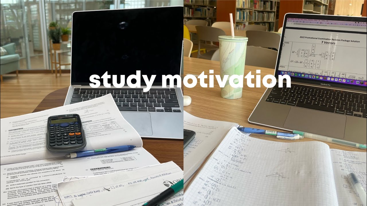 junior college study vlog 🌸 | study motivation: exam timelapse ...