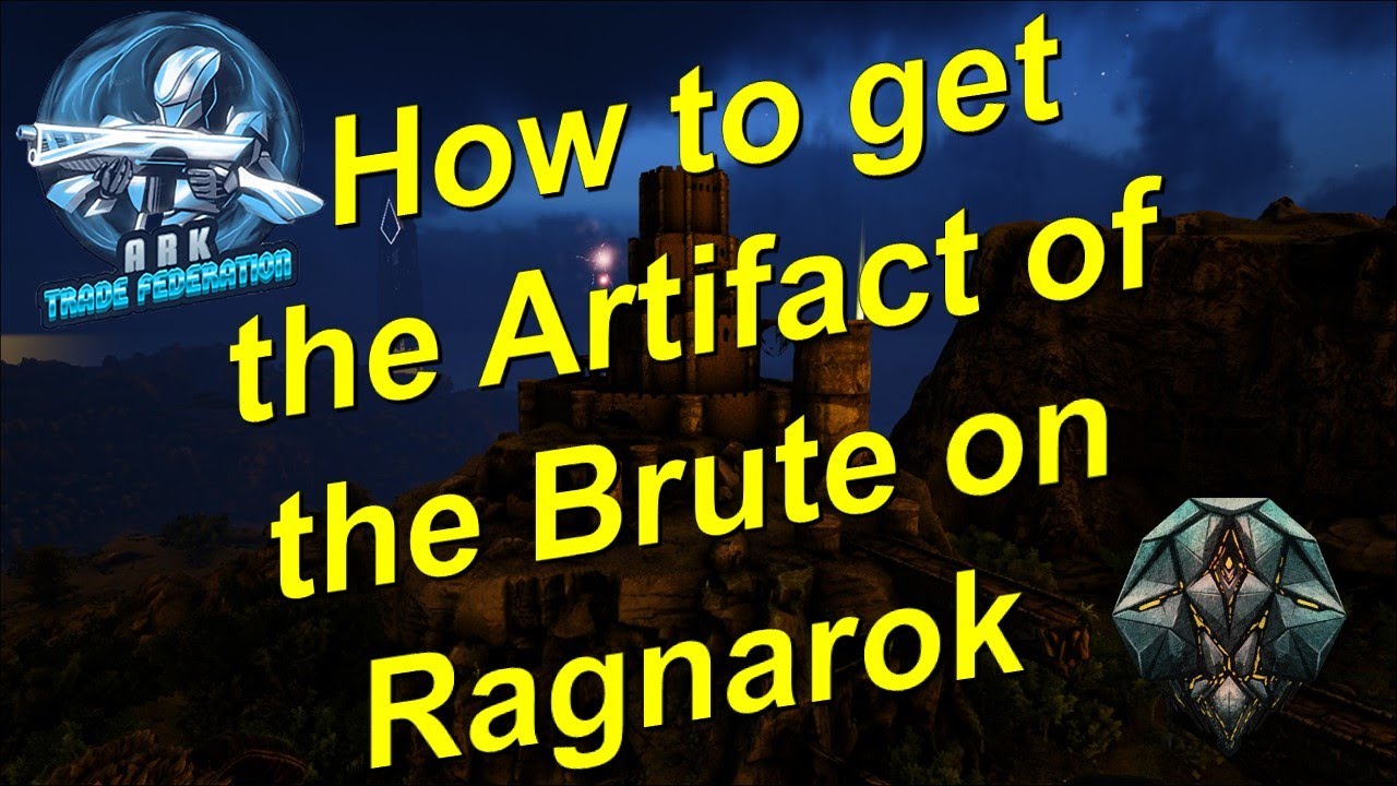 How to get the Artifact of the Brute on Ragnarok | Ark: Survival ...