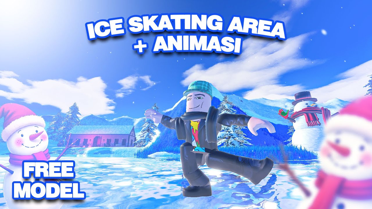 FREE MODEL | ICE SKATING AREA + ANIMASI - YouTube