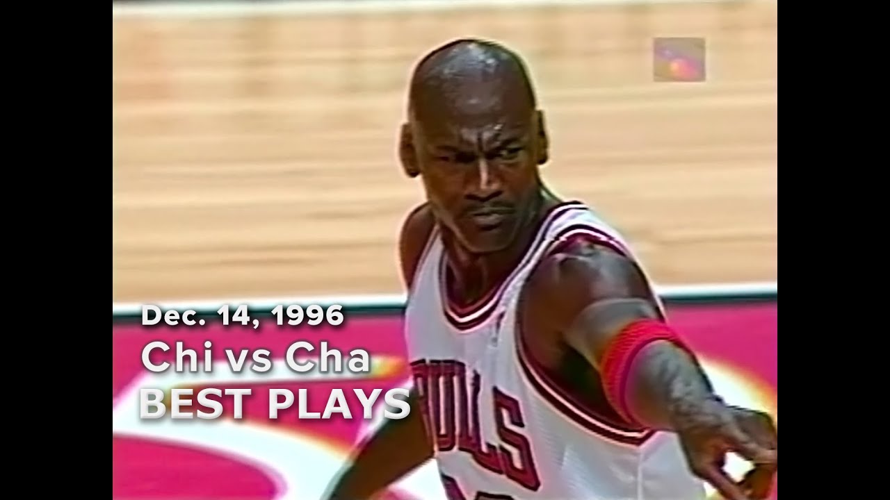 Dec 14, 1996 Bulls vs Hornets best plays - YouTube