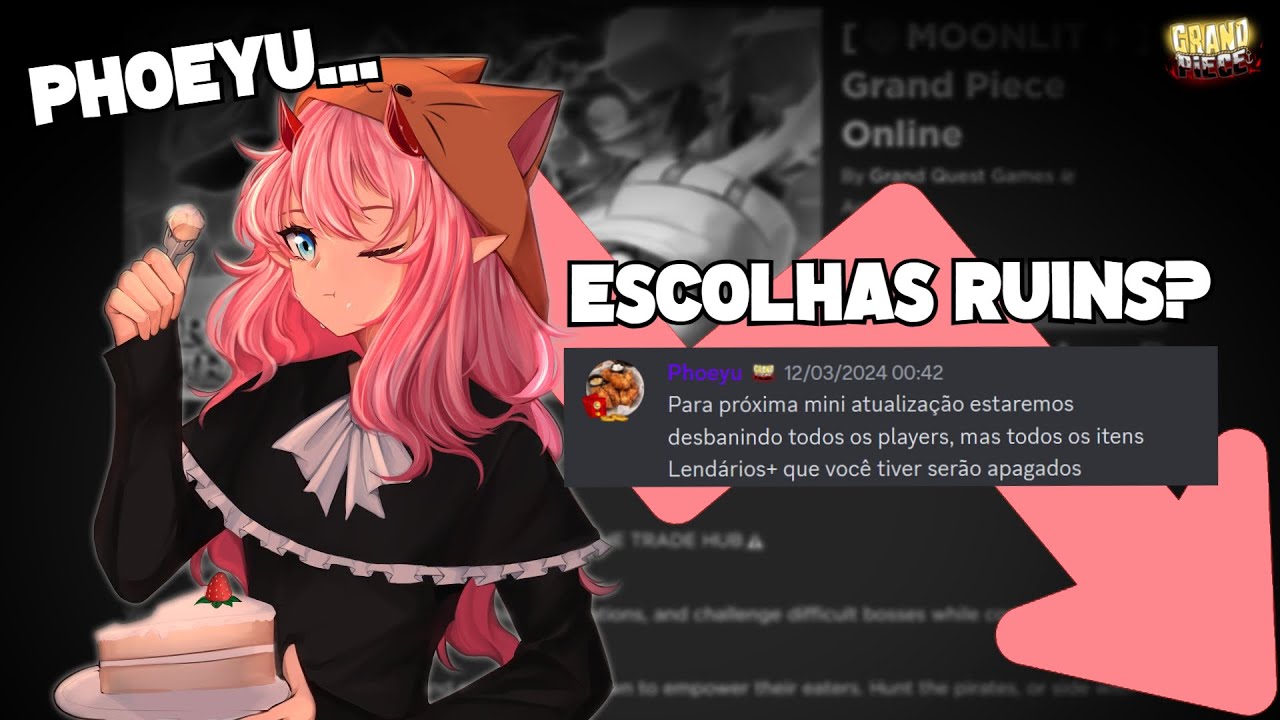 AS ESCOLHAS DO PHOEYU (Unban Wave e Wipe de Itens no GPO) - GRAND PIECE ...