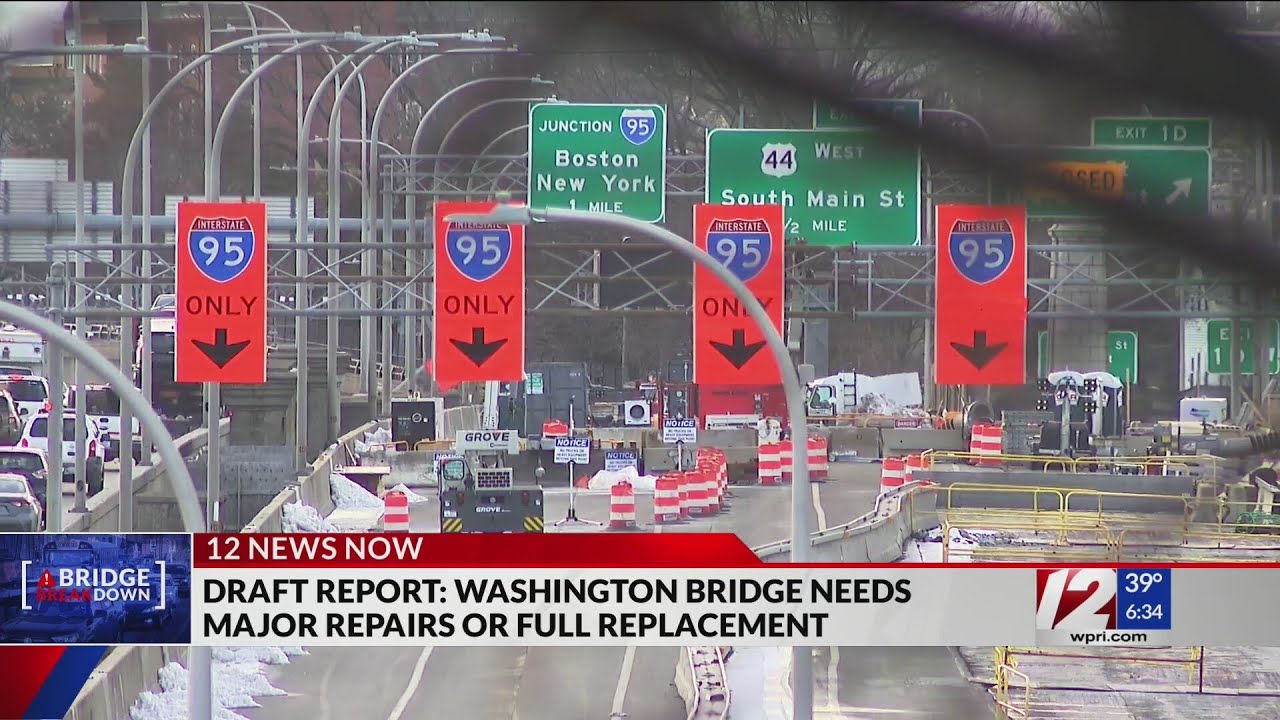Draft report: I-195 Washington Bridge needs major repairs or ‘full ...