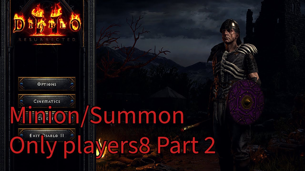 "Stay a while and listen" Diablo 2 resurrected / minions only part 2 ...