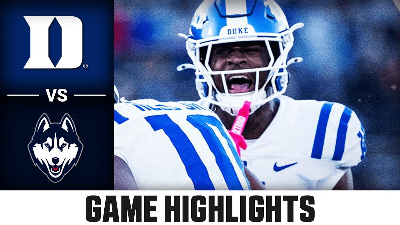 Duke vs UConn Game Highlights | 2025 ACC Football - YouTube