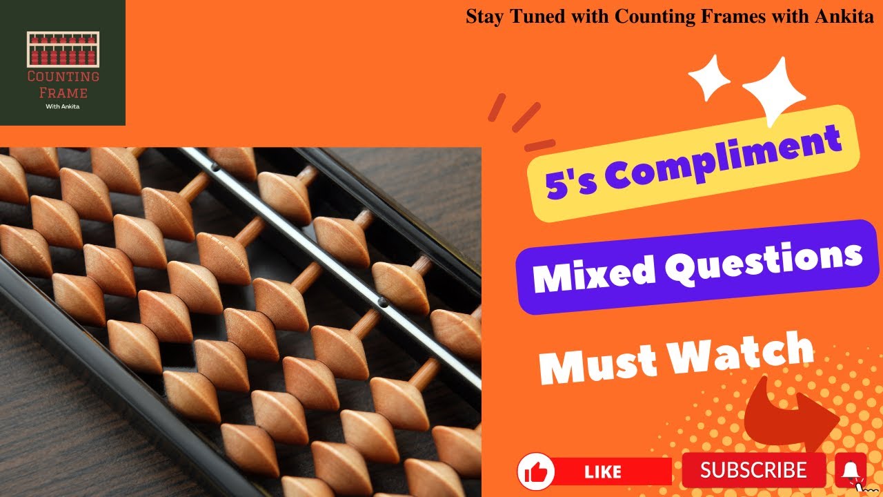 Addition and Subtraction using 5's complement | Abacus Level 1 - YouTube