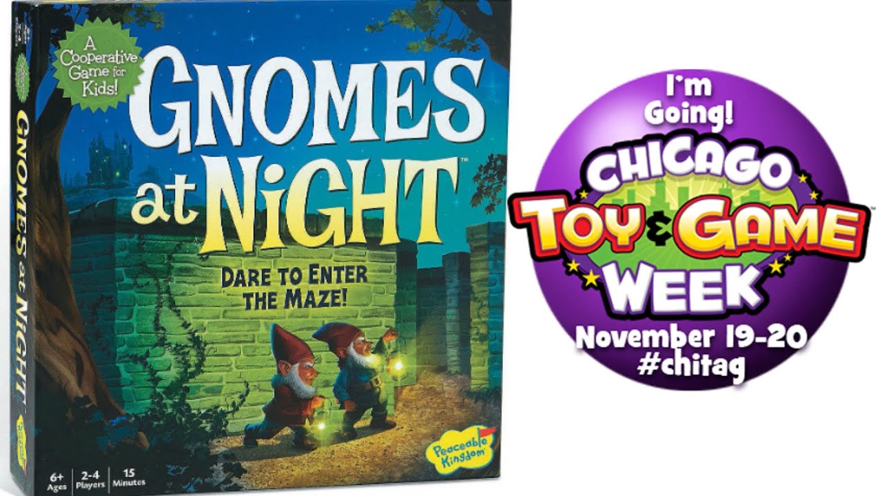 Gnomes at Night by Peaceable Kingdom (Chicago Toy and Game Fair) - YouTube