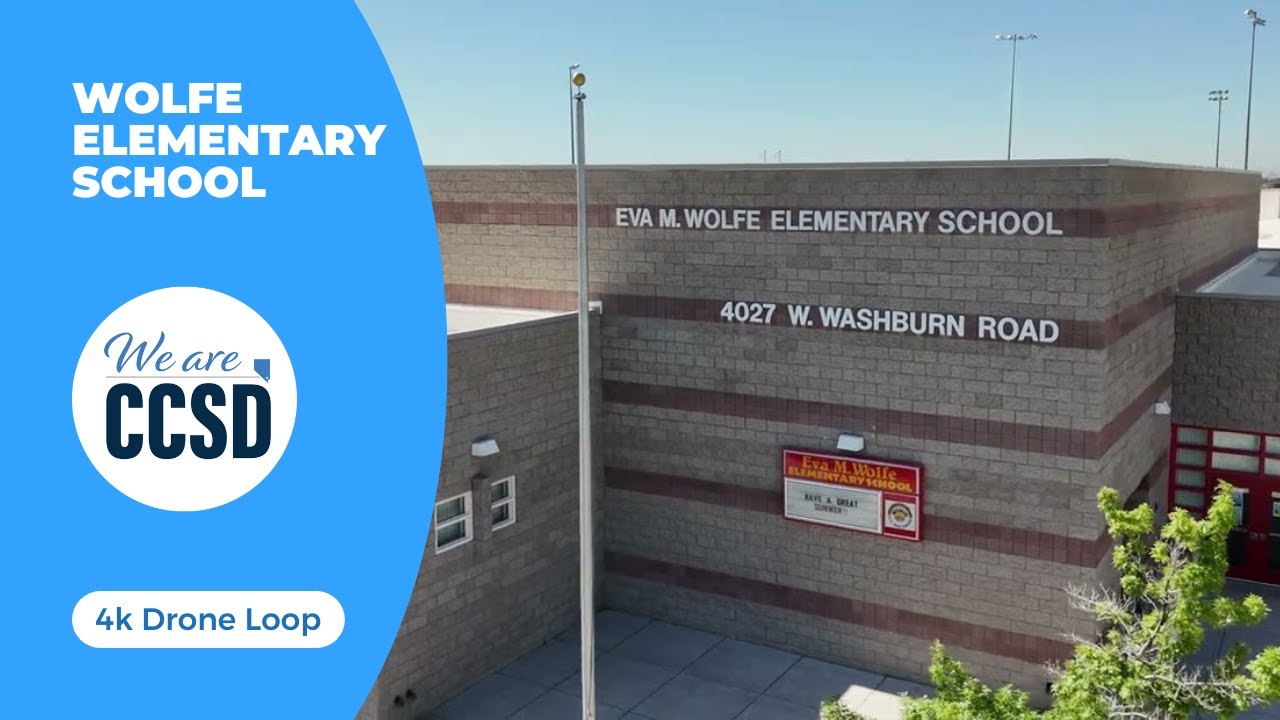 Eva M Wolfe Elementary School - 4k Drone Loop - YouTube