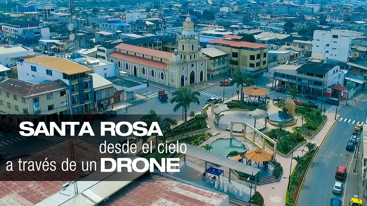 Santa Rosa desde el cielo a través de un Drone - YouTube