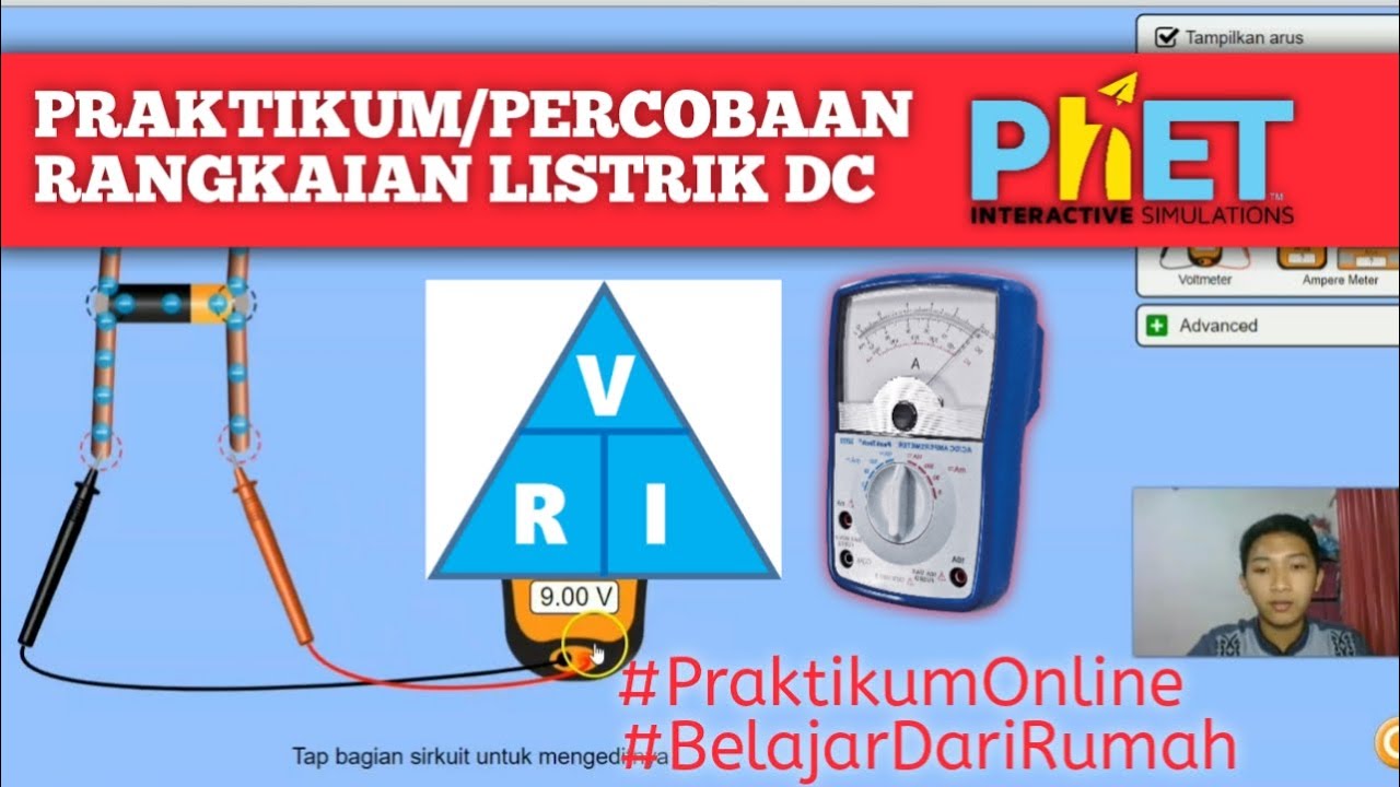 Praktikum Percobaan Rangkaian Listrik DC Virtual Lab Phet Simulations |Tutorial Laboratorium ...