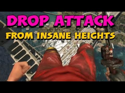 Dying Light - Drop Attack From Insane Heights - YouTube