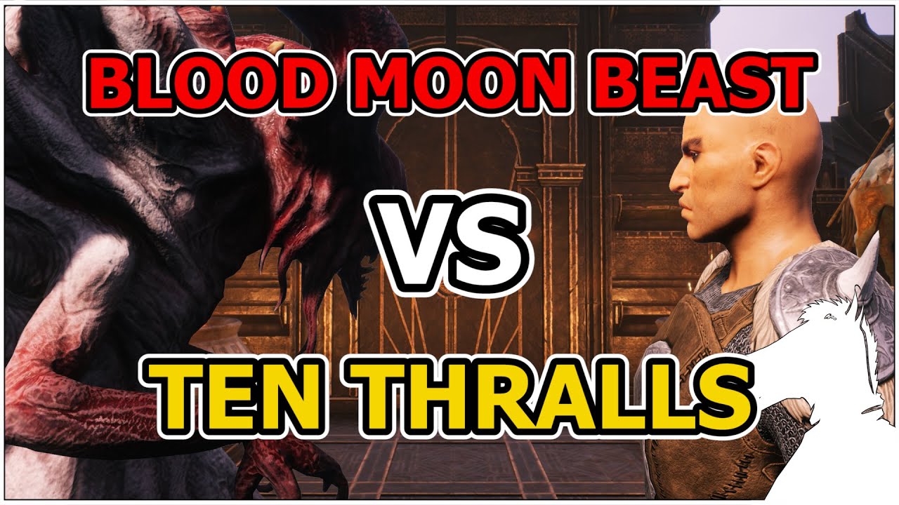 Blood Moon Beast VS Ten Thralls | CONAN EXILES - YouTube