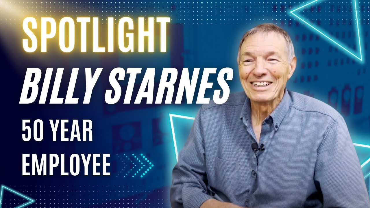 Billy Starnes celebrates 50 years on the job - YouTube