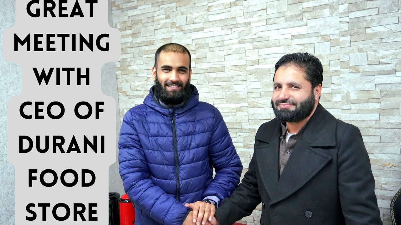 DURANI FOOD STORE Burnley Great Meeting With Durani Food Store CEO ...