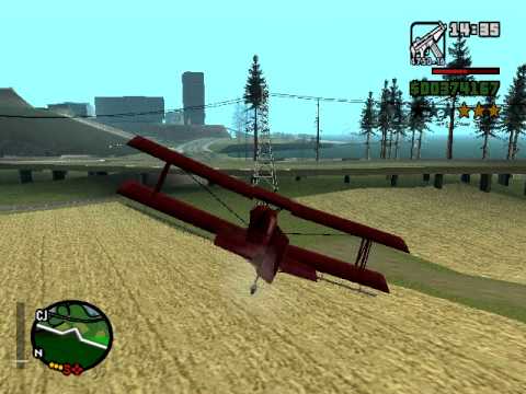 GTA San Andreas - Crop Duster Location - YouTube