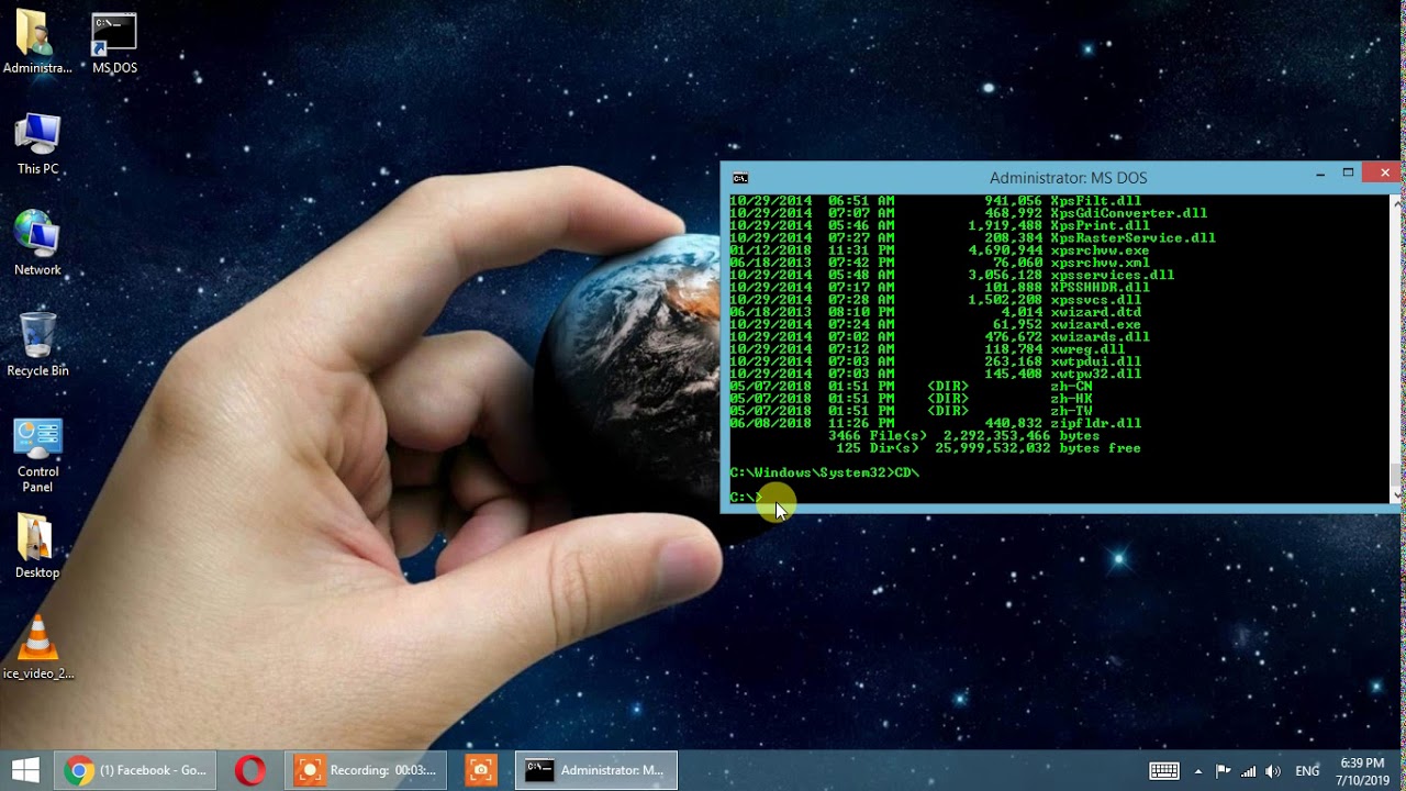 How to Make & Delete Folders in Microsoft DOS - YouTube