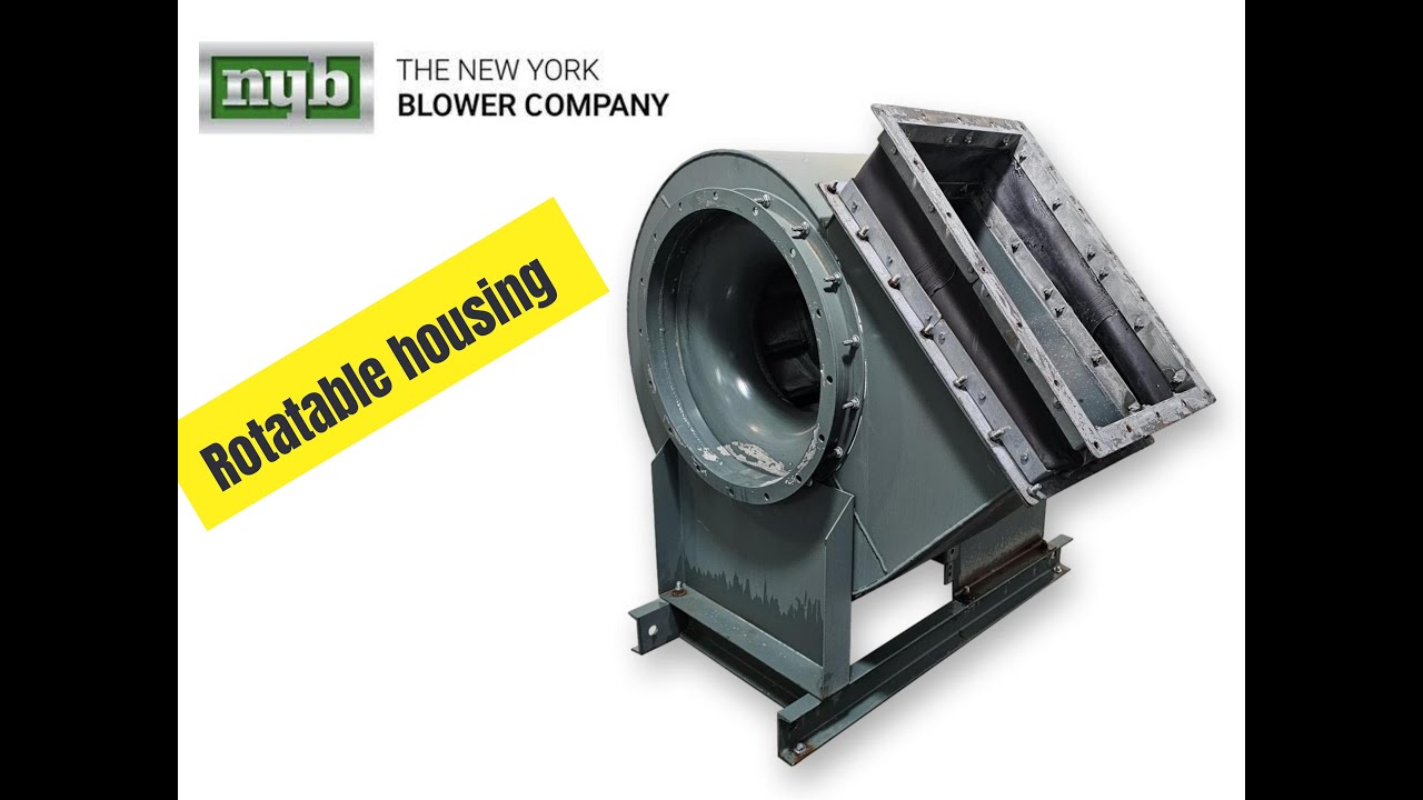 Used 8,000 CFM New York Blower – 30HP NYB 20 ACF Acoustafoil Fan (14.1 ...