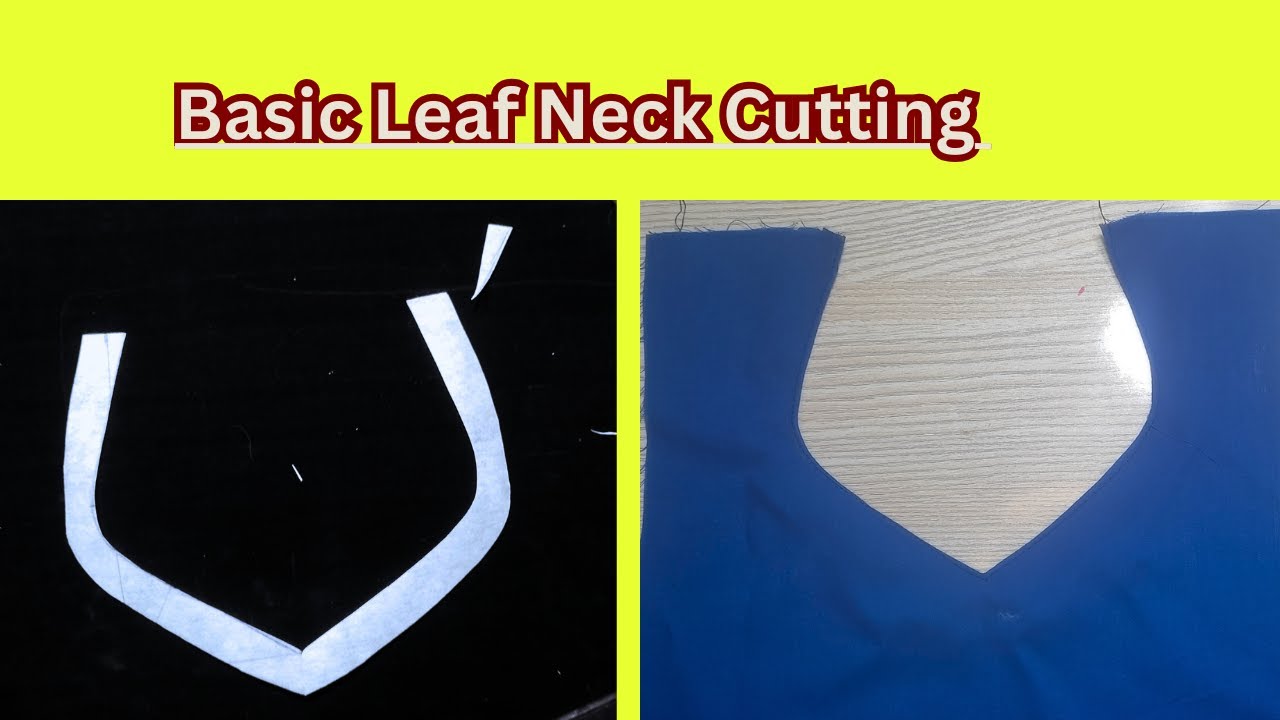 Leaf Neck Cutting and stitching//Neck Design +Easy CutAndStitch - YouTube