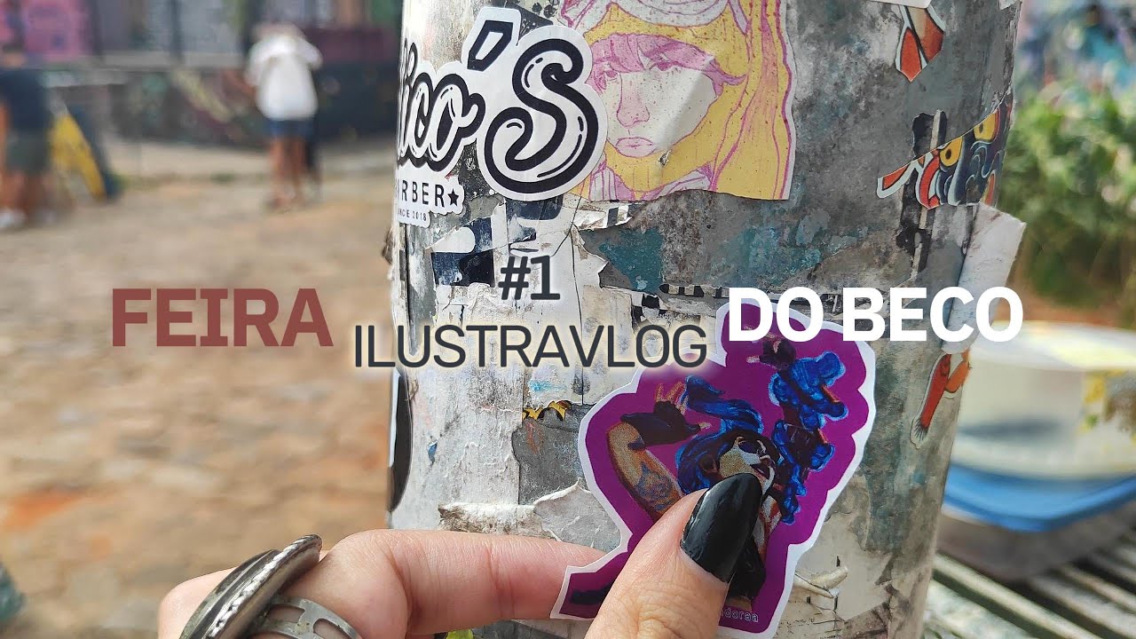 ilustravlog || Vol.1 - feira do beco e muito trabalho || @PinPandora - YouTube