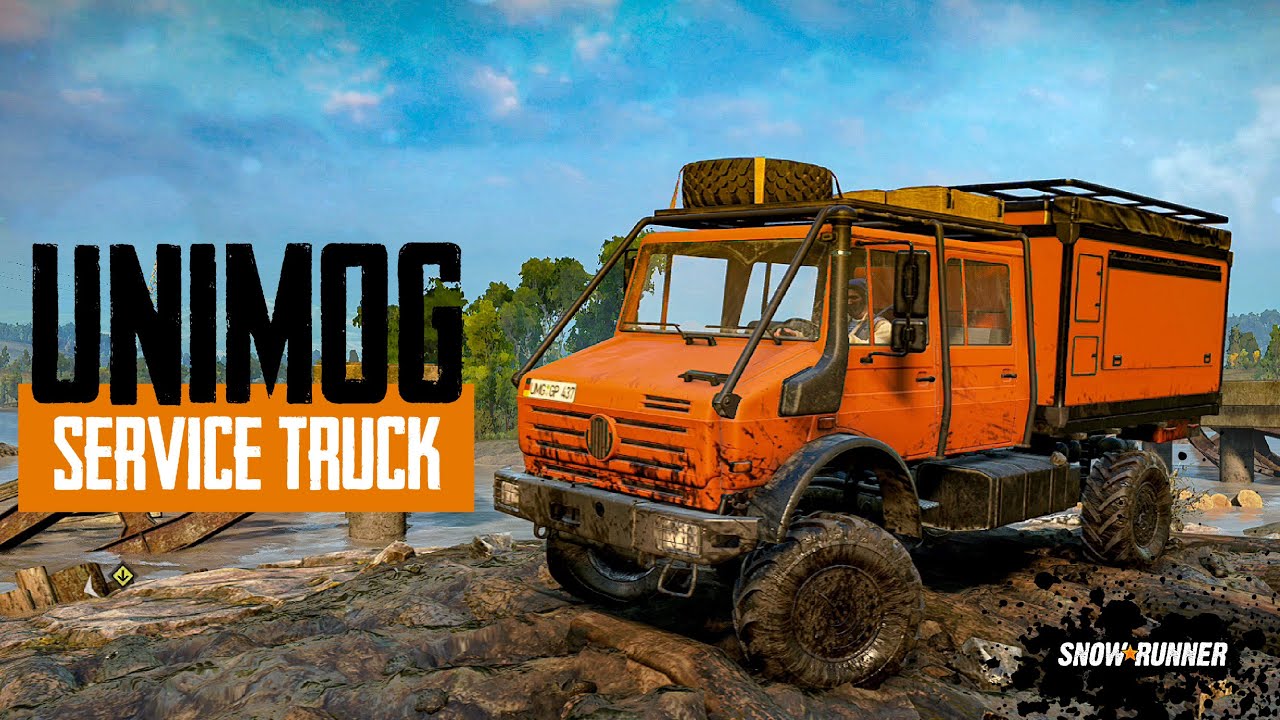 UNIMOG. Servise truck. SnowRunner - YouTube