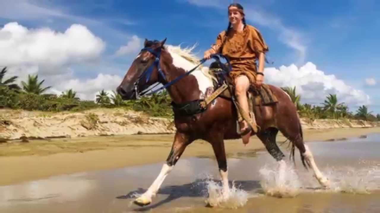 The special horseback riding tour - YouTube