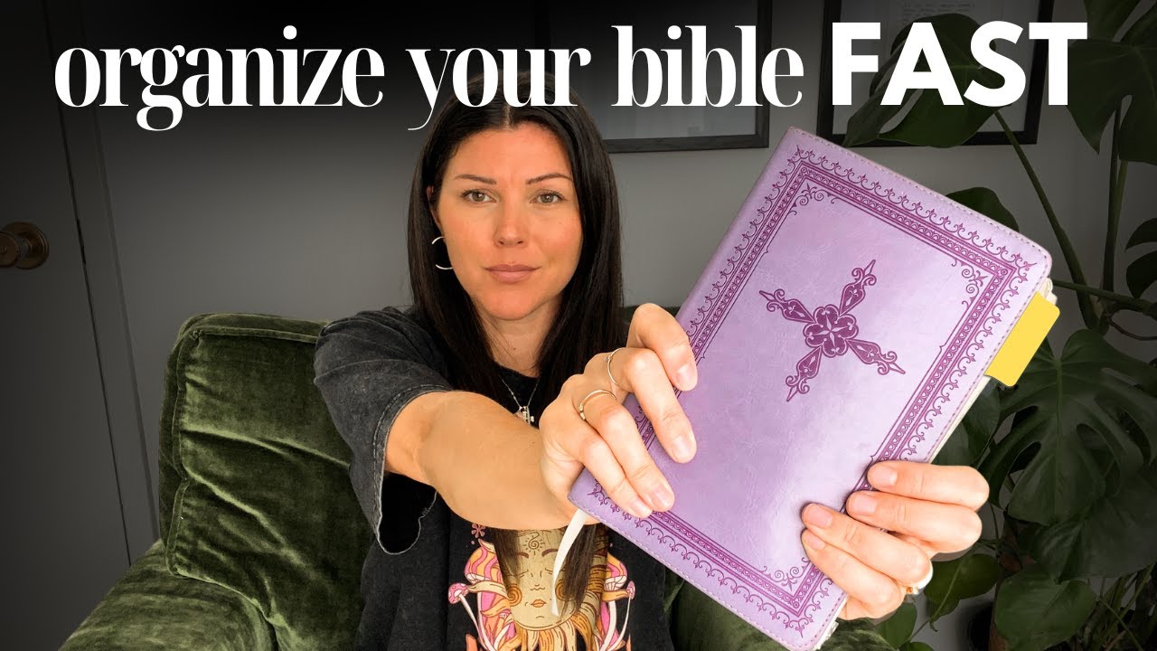 Organize Your Bible in 5 Minutes: Tab It Into 8 Sections - YouTube