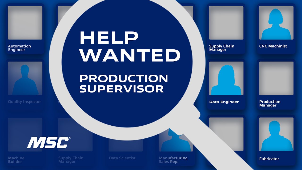 HELP WANTED: Production Supervisor - YouTube