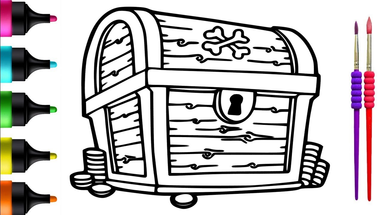 Draw a Treasure Chest: Fun Step-by-Step Tutorial for Kids 🎨💰🏴‍☠️ - YouTube